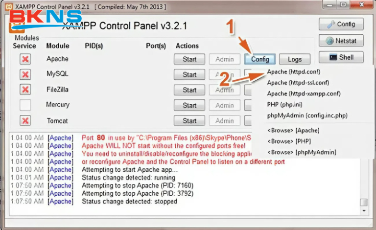 Hướng dẫn sửa lỗi không start được MySQL trong XAMPP