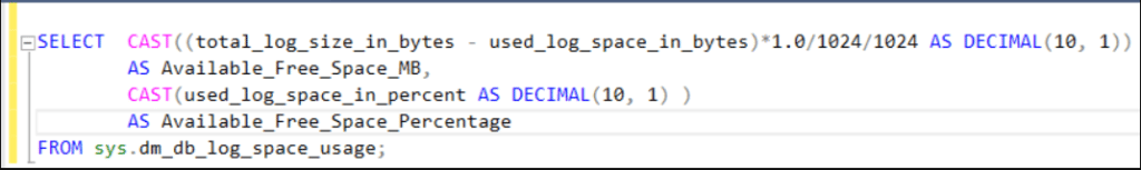 Hướng dẫn theo dõi và quản lý log transaction SQL Server - BKNS