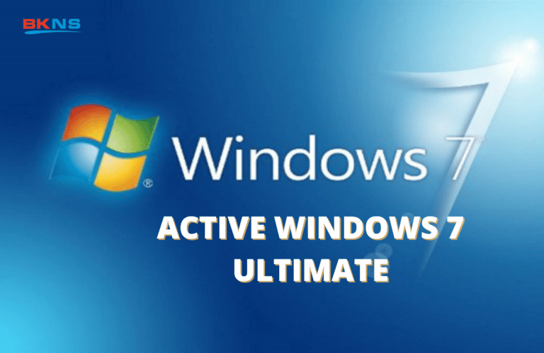 Hướng dẫn Active Win 7 Ultimate siêu đơn giản - BKNS