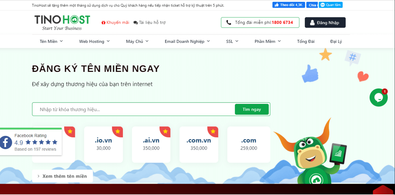 Mua tên miền ở đâu? Top 15 nhà cung cấp tên miền uy tín, chất lượng tốt ...